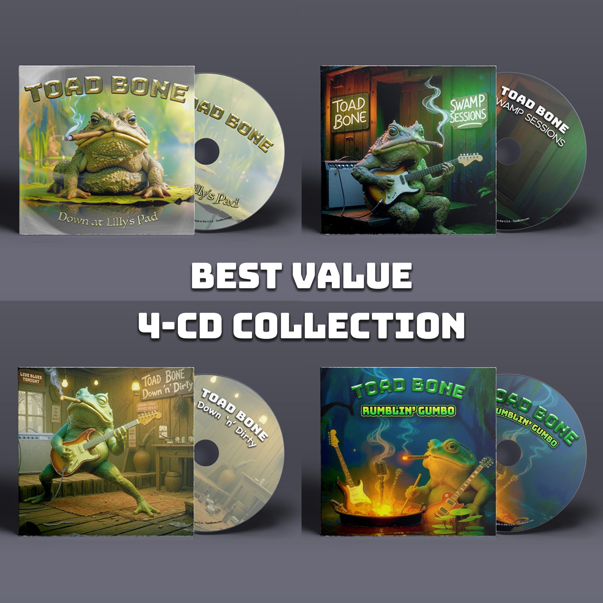 Toad Bone CDs – Official Physical Music Collection – Toad Bone - Official Store